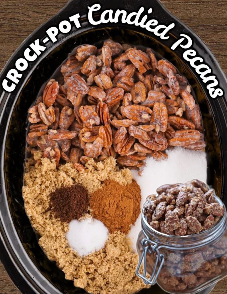 CROCK POT CANDIED PECANS – Food Recipes