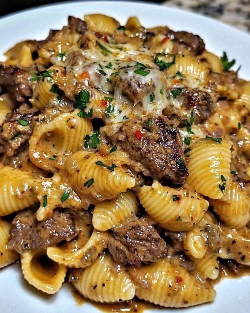 Creamy Beef & Shell Pasta – Food Recipes