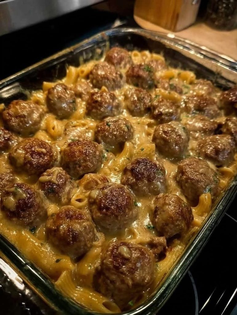 Flourless & Sugar-Free Creamy Meatball Bake – Food Recipes